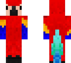 Red parrot | Minecraft Skin