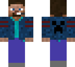 Steve With Jacket | Minecraft Skins
