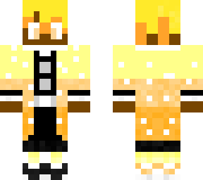 black zenitsu | Minecraft Skins
