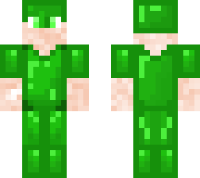 emerald armor | Minecraft Skin