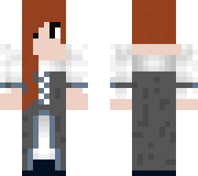 Female Villager Grey 1A | Minecraft Skin