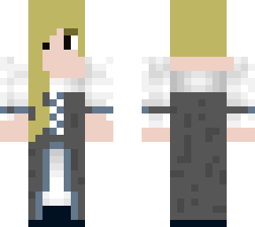 Female Villager Grey 1C | Minecraft Skin