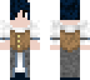 Female Villager Grey 3B | Minecraft Skin