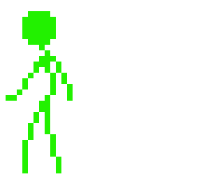 green stick man | Minecraft Skin