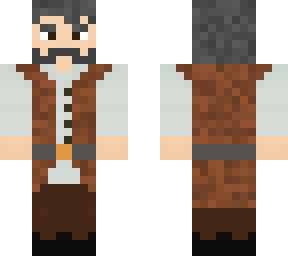 Male Villager Brown 1B | Minecraft Skin