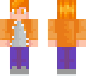 Orange Boy | Minecraft Skin