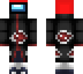 Among Us con Traje de Akatsuki(ROJO) | Minecraft Skin