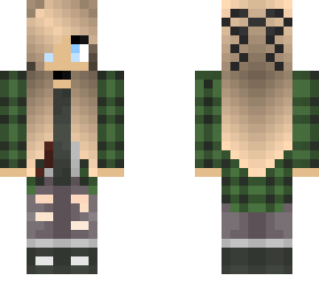 Green checkered | Minecraft Skin