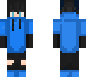 pvp blue skin | Minecraft Skin