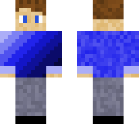 Blue fade sweater | Minecraft Skin
