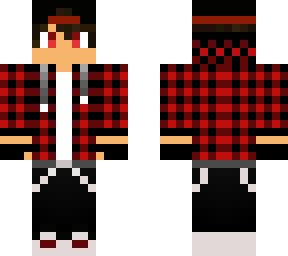 gorra guantes camisa de cuadros | Minecraft Skins