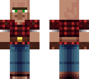 lumberjack villager | Minecraft Skin