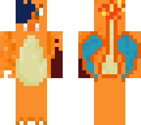 mega charizard x | Minecraft Skins