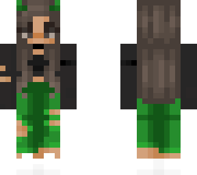 Minecraft green, devil Girl | Minecraft Skin