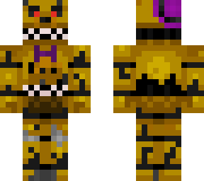 nightmare fredbear | Minecraft Skins