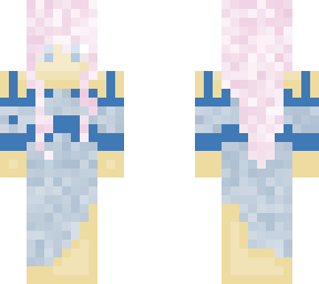 pastel pink girl | Minecraft Skin