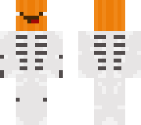 Spooky skeleton derp | Minecraft Skin