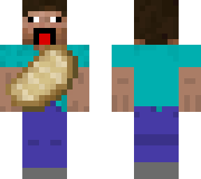 steve is hungry | Minecraft Skin