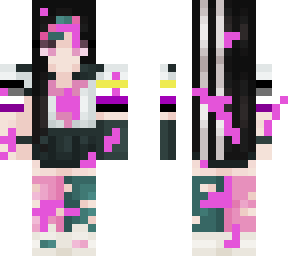 Bl00dy Ibuki Mioda | Minecraft Skin