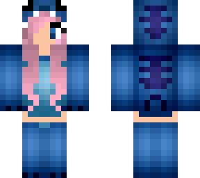 Cute stitch girl | Minecraft Skin