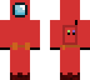 Red Crewmate | Minecraft Skin