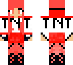 TNT girl | Minecraft Skin
