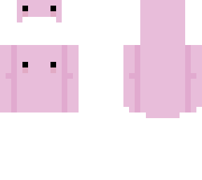 Pink Axolotl Hoodie Minecraft Skins
