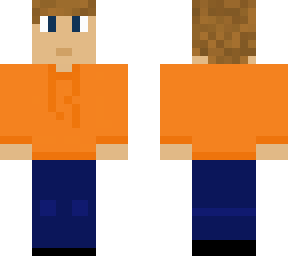 orange hoodie | Minecraft Skin