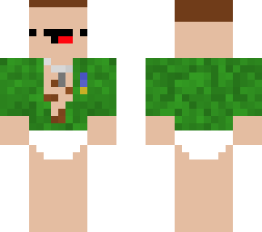 man with diaper | Minecraft Skins