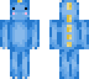 blue dino | Minecraft Skin