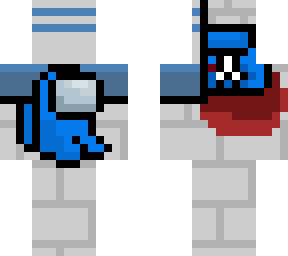 Blue Orphan Among Us | Minecraft Skin