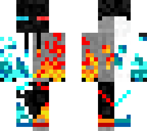 Fire Enderman | Minecraft Skins