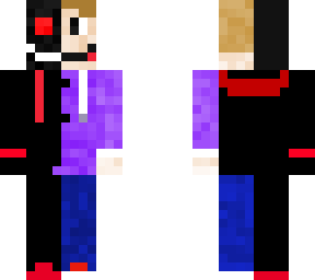 Half corrupted | Minecraft Skin