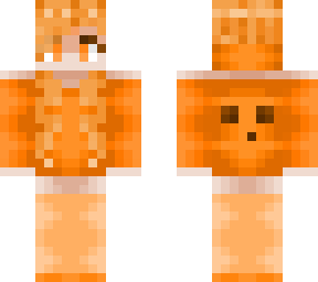 Orange Slime Girl | Minecraft Skin