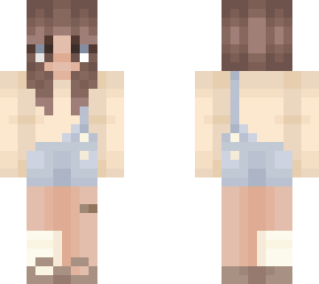 Overalls girl skin | Minecraft Skin
