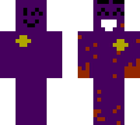 purple guy frendly and evil | Minecraft Skin