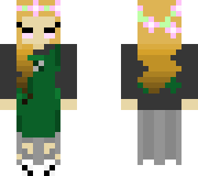 Starbucks flower Barista | Minecraft Skin