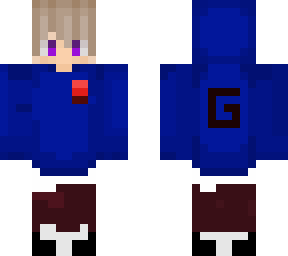 Blue hood | Minecraft Skin