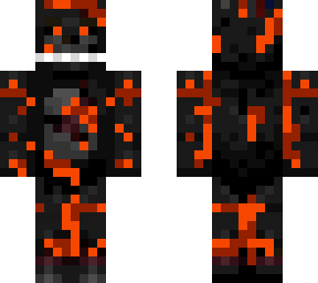 flaming springtrap | Minecraft Skin