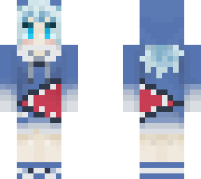 Gawr Gura | Minecraft Skin