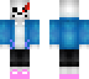 red eyes sans | Minecraft Skin