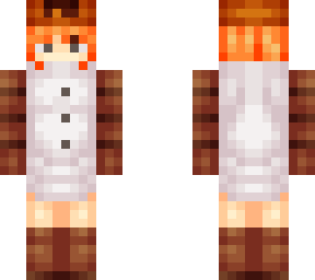 Minecraft Snow Golem Girl Skin