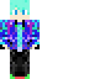 Void colored e-boy | Minecraft Skin