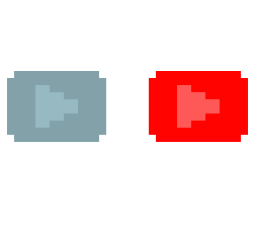 Diamond play button and Ruby play button | Minecraft Skin