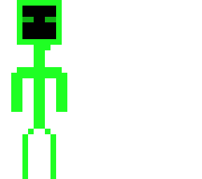 stickman green | Minecraft Skins