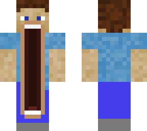 Screaming Steve | Minecraft Skin