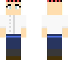 Waitress with a buzzcut | Minecraft Skin