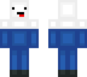 blue bedless noob | Minecraft Skin
