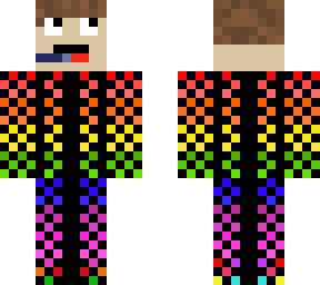 rainbow gamer | Minecraft Skins
