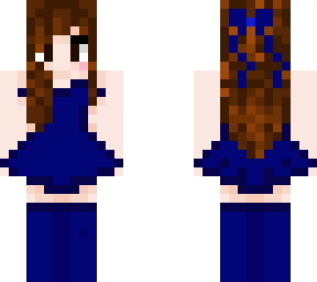 vestido azul | Minecraft Skins